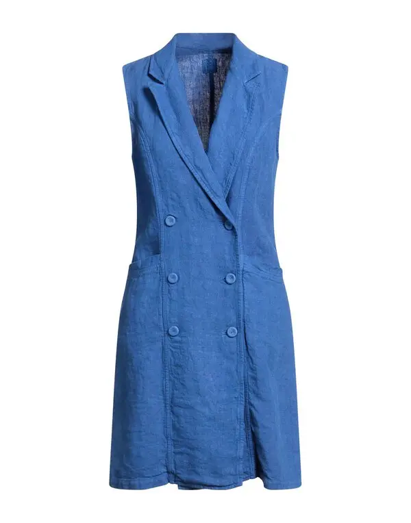 120% Lino Linen Mini Blazer Dress