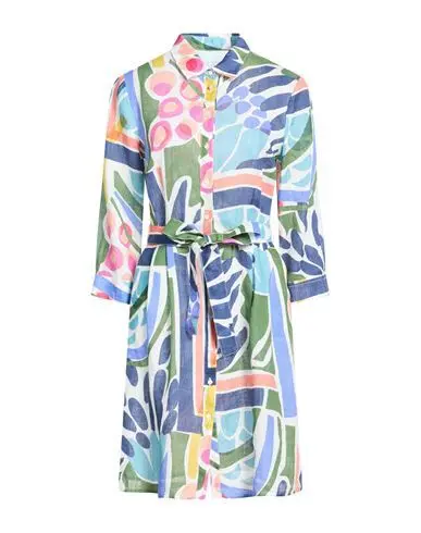 120% Lino Midi Shirt Dress