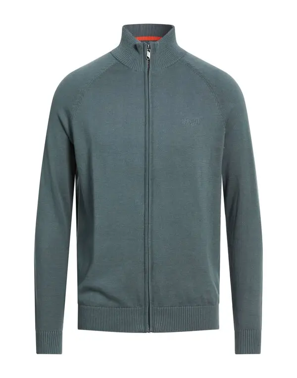 FERRE' Ferre Zippered Cotton Cardigan With Embroidered Logo