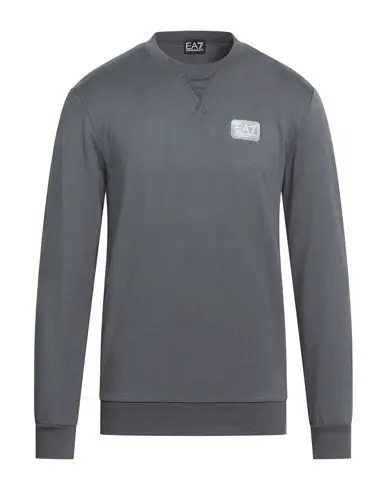 EA7 Crewneck Sweatshirt With Logo Detail - Grey