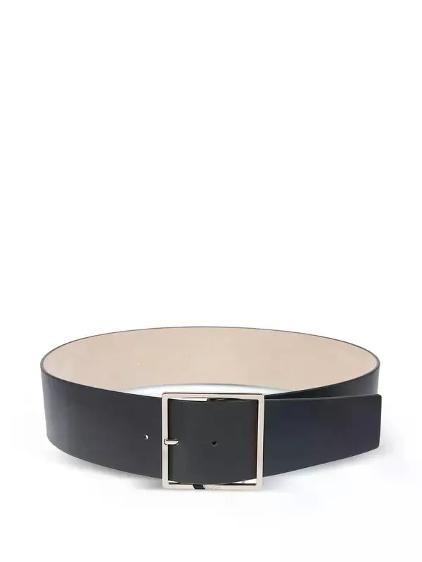 Max Mara Square-buckle Wide Belt - Black