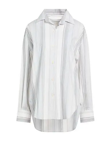 Faithfull The Brand Long Sleeved Striped Shirt - Grey
