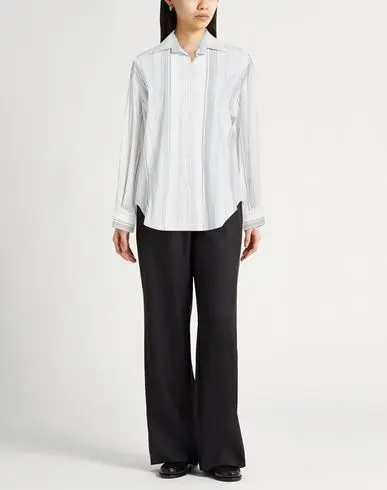 Faithfull The Brand Long Sleeved Striped Shirt - Grey