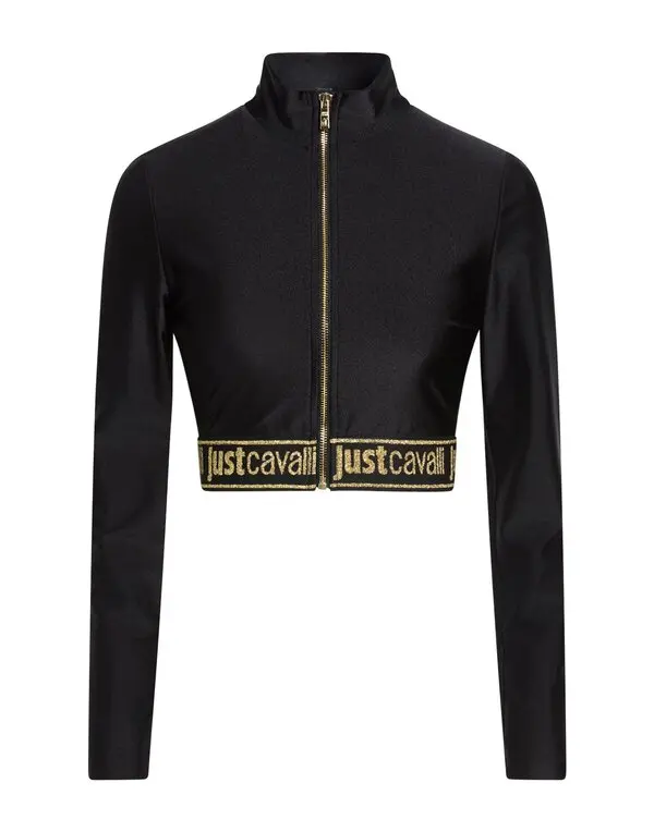 Just Cavalli Long Sleeve Cropped Sweatshirt