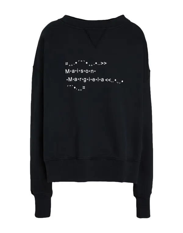 MAISON MARGIELA Cotton Sweatshirt - Black