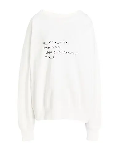 MAISON MARGIELA Cotton Sweatshirt - White