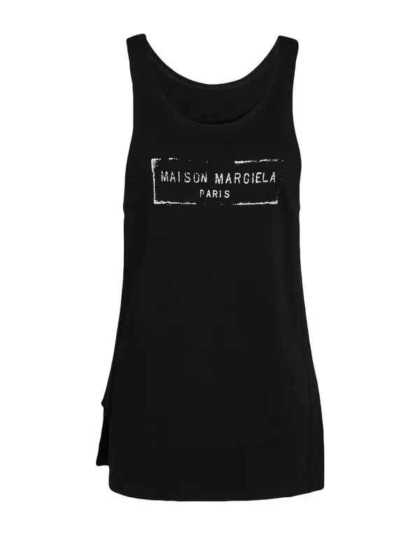 MAISON MARGIELA Sleeveless Tank Top - Black