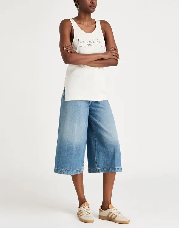 MAISON MARGIELA Viscose And Cotton Tank Top - Ivory