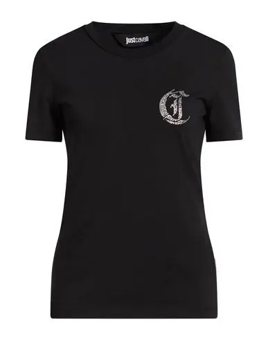 Just Cavalli Cotton Blend T-shirt - Black