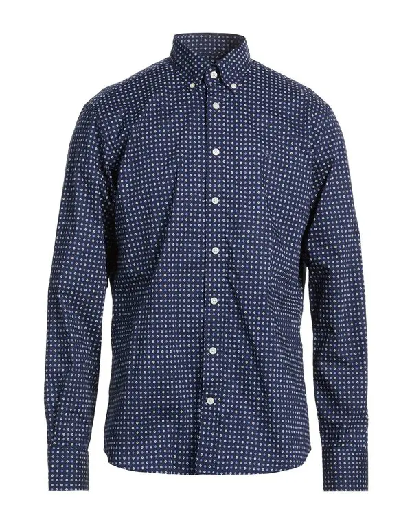 HACKETT Shirt Size Cotton - Navy