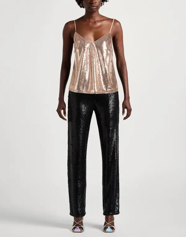 MANILA GRACE Sleeveless Top With Sequins
