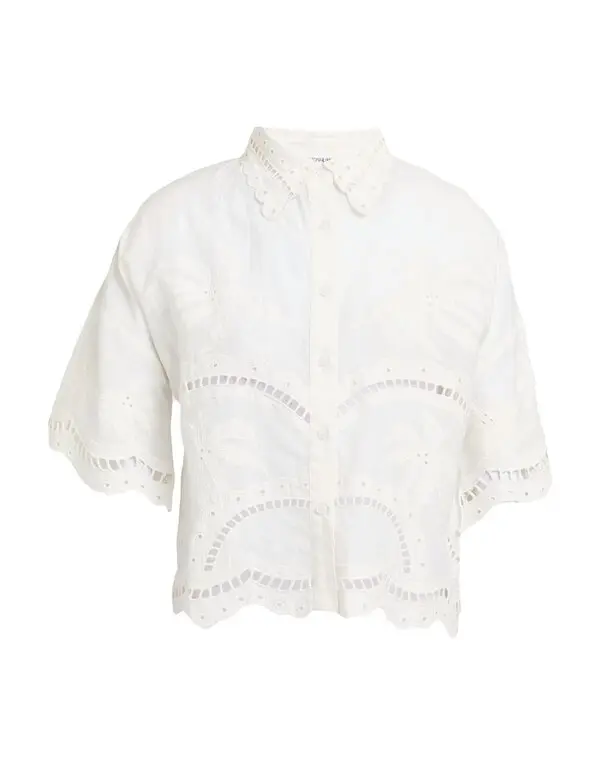 ARIZONA LOVE Woven Shirt With Broderie Anglaise