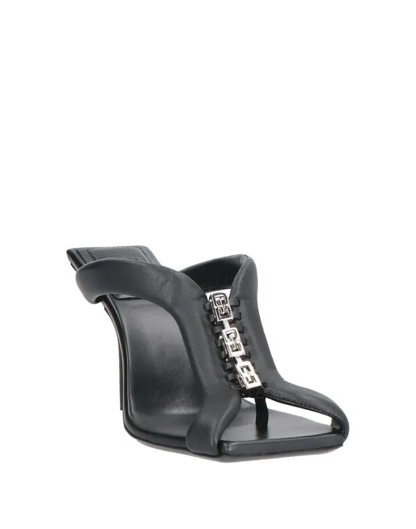 Givenchy Thong Sandals In Lambskin Leather