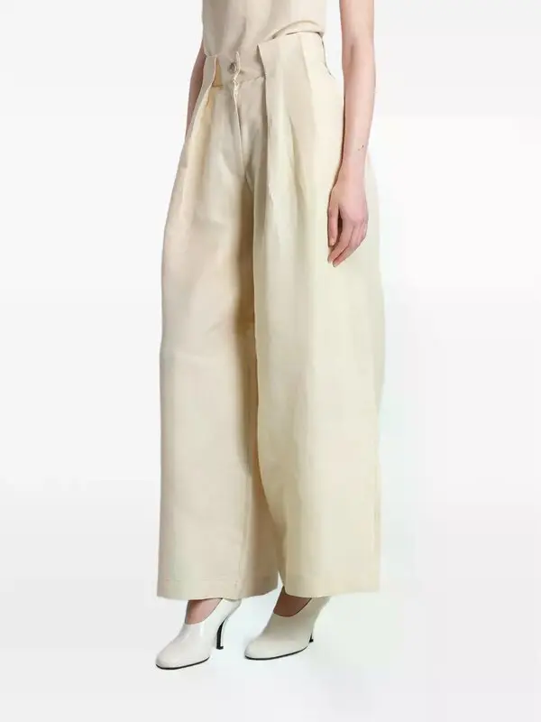 BATAKOVIC Pleated Wide-leg Palazzo Pants