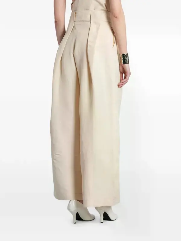 BATAKOVIC Pleated Wide-leg Palazzo Pants