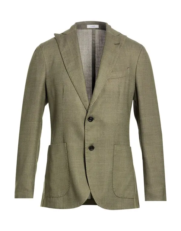 Boglioli For M9 Blazer Size Virgin Wool, Polyester