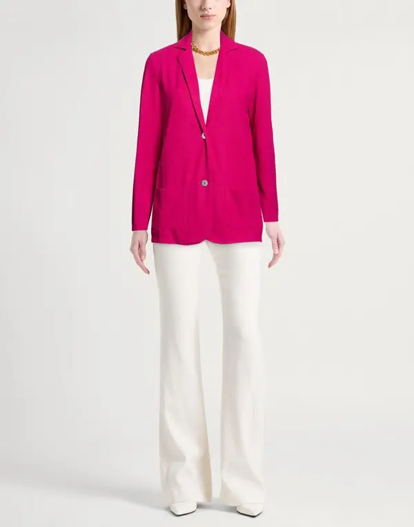 ZANONE Cotton Jersey Single-breasted Blazer