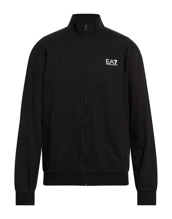 EA7 Cotton Sweatshirt - Black