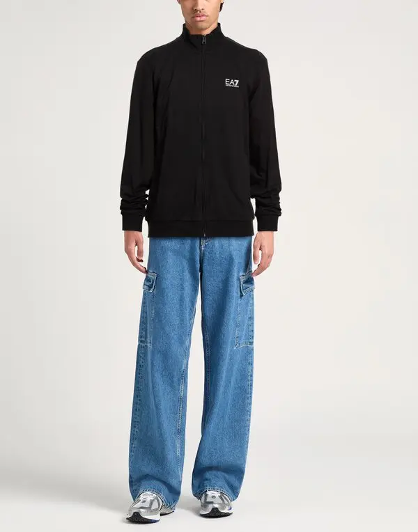 EA7 Cotton Sweatshirt - Black