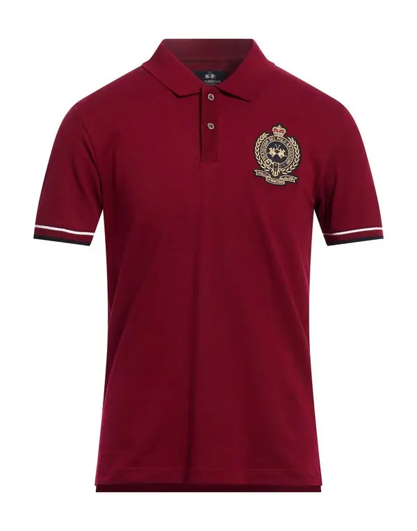 LA MARTINA Polo Shirt Size Cotton, Elastane