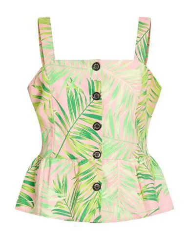 Barbour Cotton And Linen Blend Floral Print Top