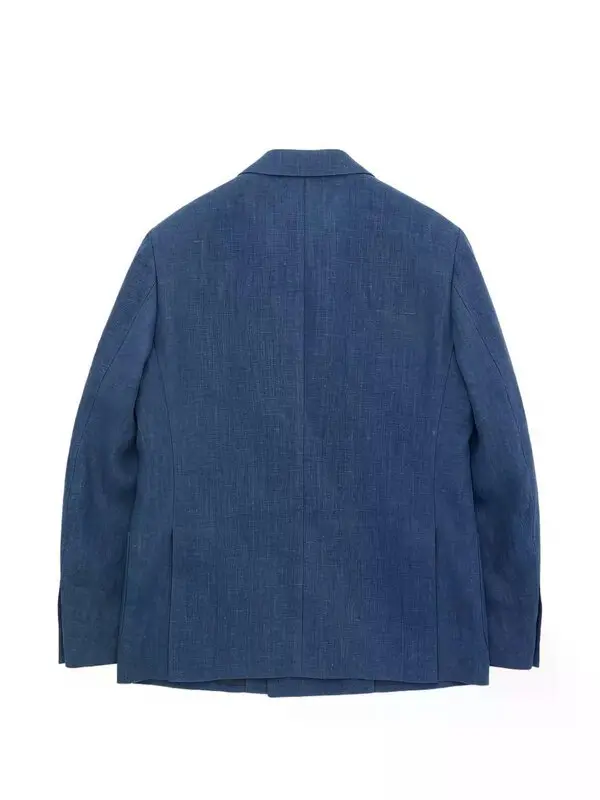 FORTELA Travel Double-breasted Peak-lapel Blazer