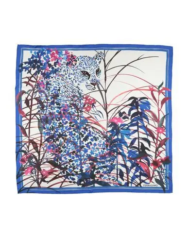 FERRAGAMO Scarf Silk - Blue