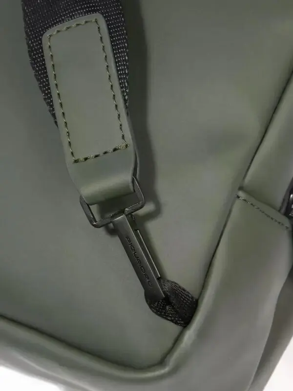 PIQUADRO Rubberized Shoulder Bag