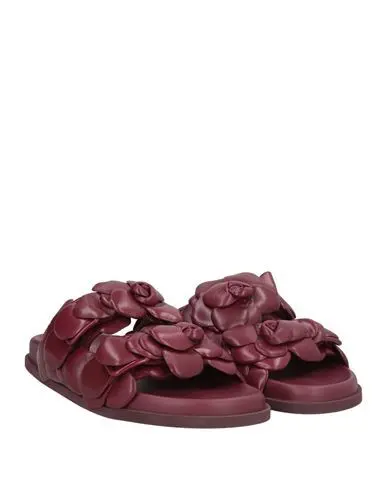 Valentino Garavani Atelier Leather Sandals - Red