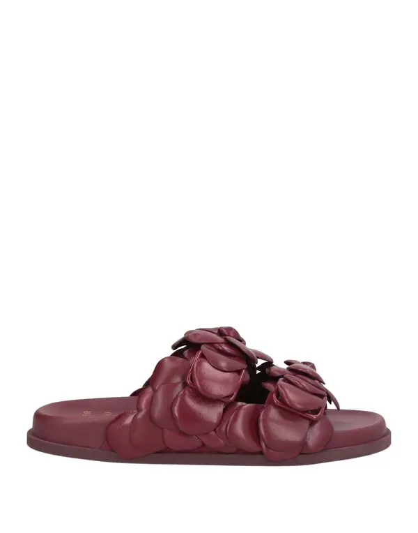 Valentino Garavani Atelier Leather Sandals - Red