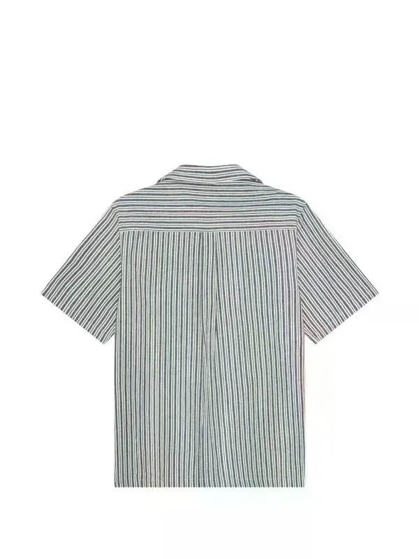 LES DEUX Striped Shirt - Blue