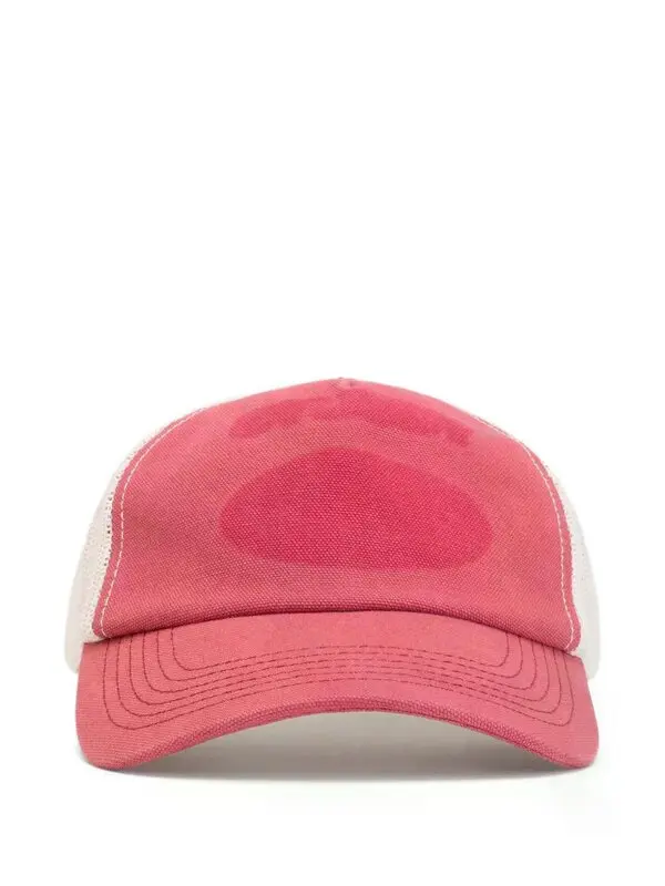 StÜssy Ghost Logo Trucker Cap - Pink