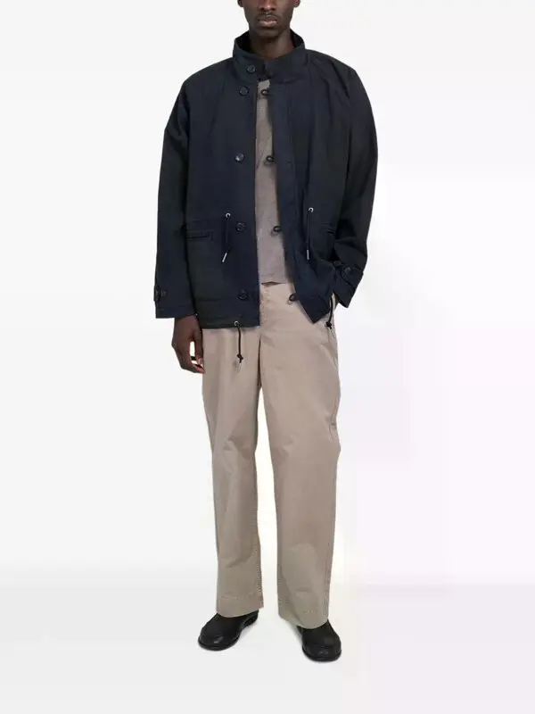 MFPEN Commission Distressed-finish Trousers