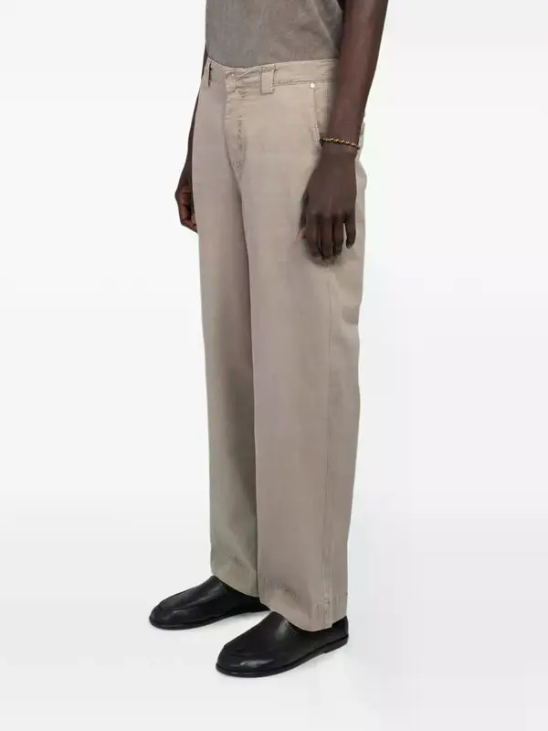 MFPEN Commission Distressed-finish Trousers