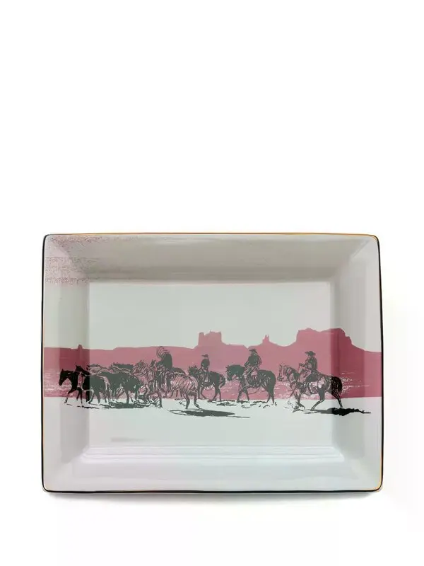 ONE OF THESE DAYS Till The Last Leaf Shall Fall Catch-all Tray - White