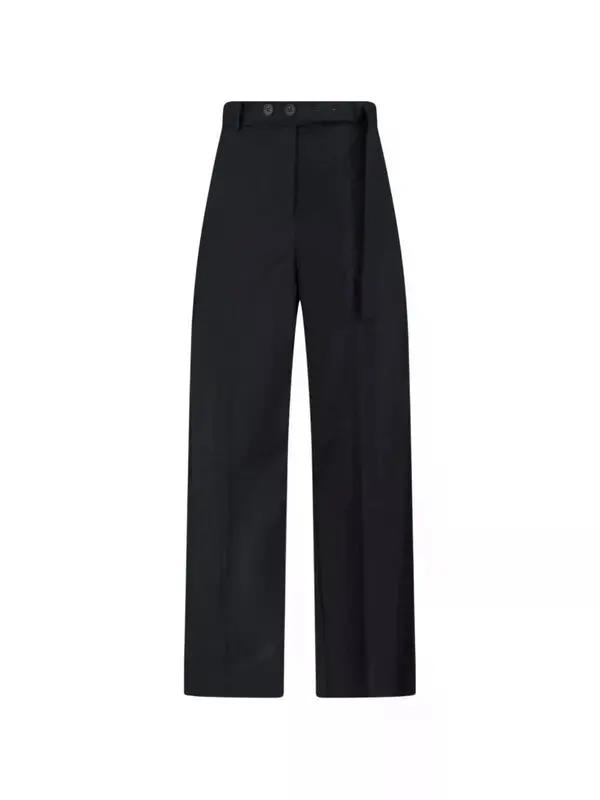 EUDON CHOI Belted Tailored Trousers