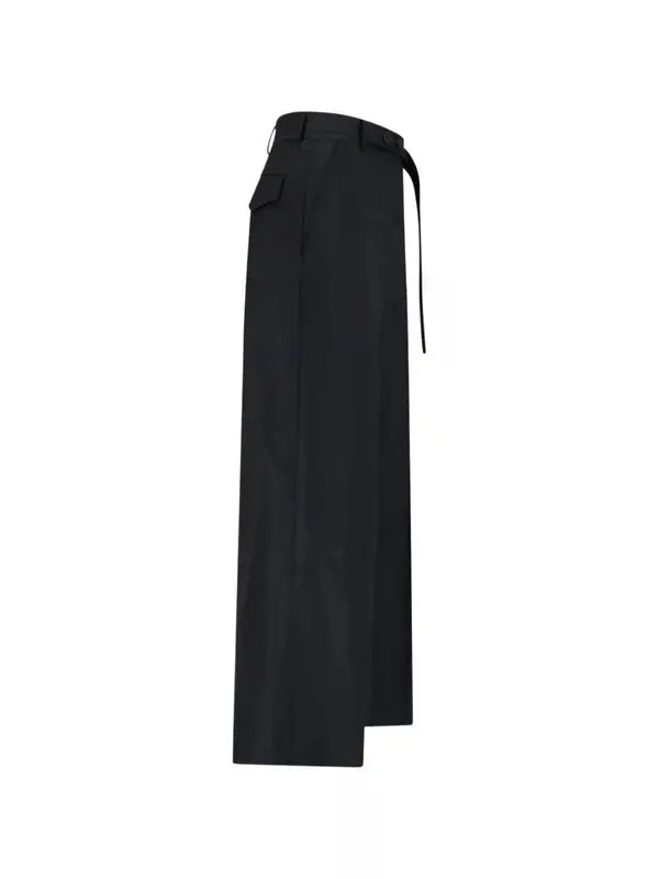 EUDON CHOI Belted Tailored Trousers