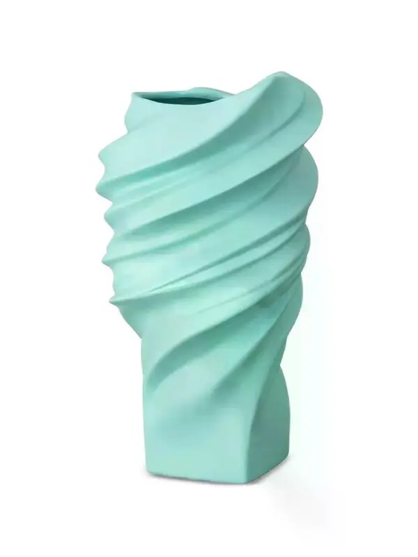 ROSENTHAL Squall Sculped Vase - Blue