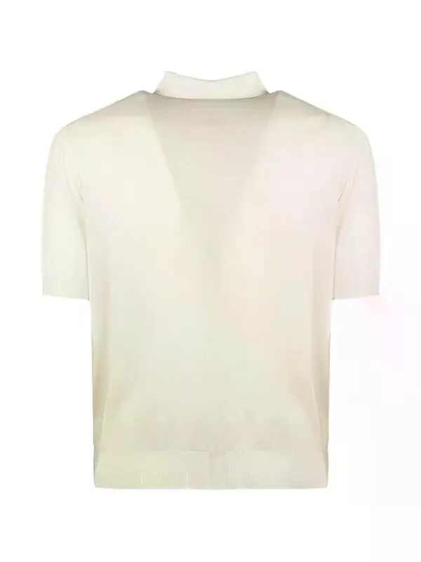 Fedeli Short-sleeve Polo Shirt - Neutrals