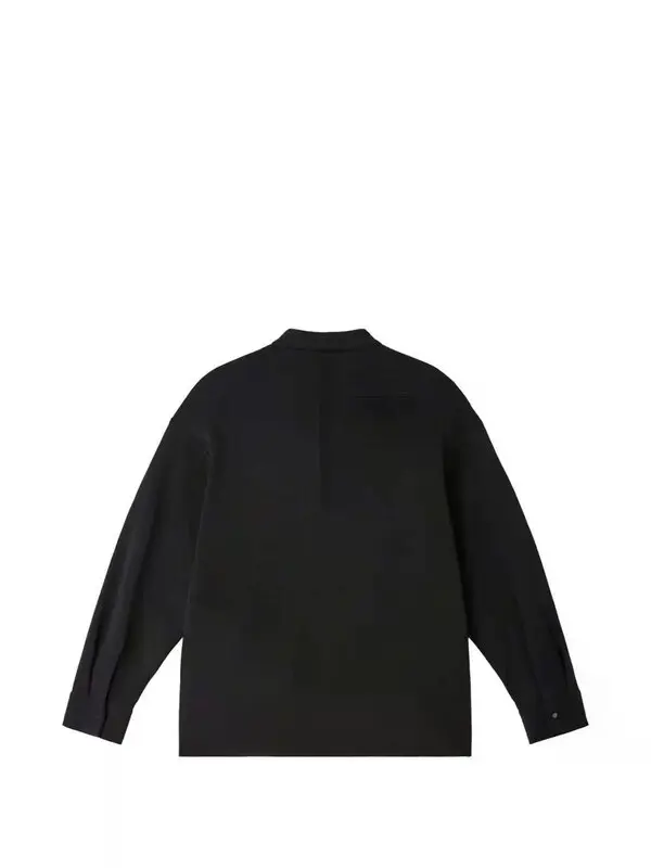 CFCL Soft Milan Stand-collar Long-sleeve Shirt - Black