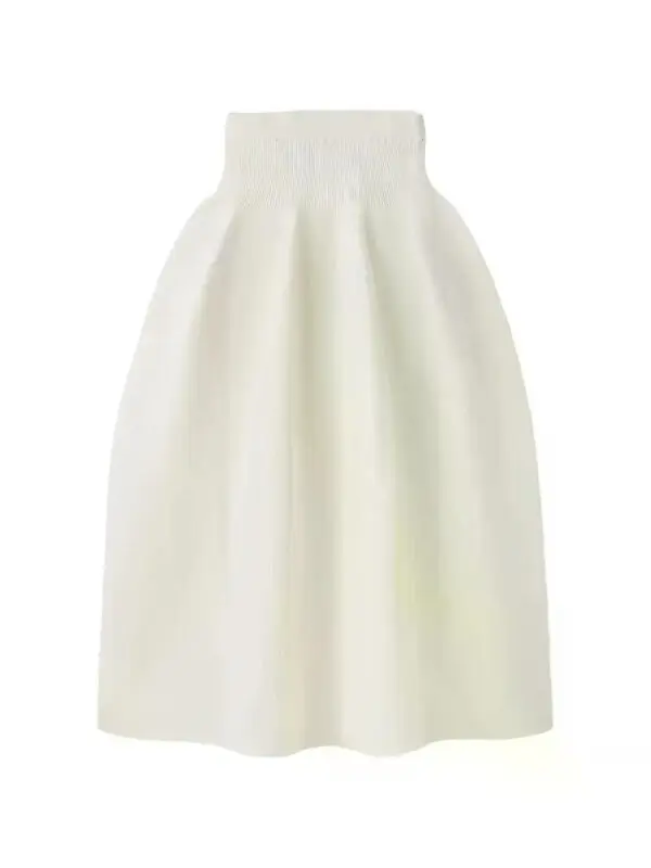 CFCL Pottery Flared Maxi Skirt - White