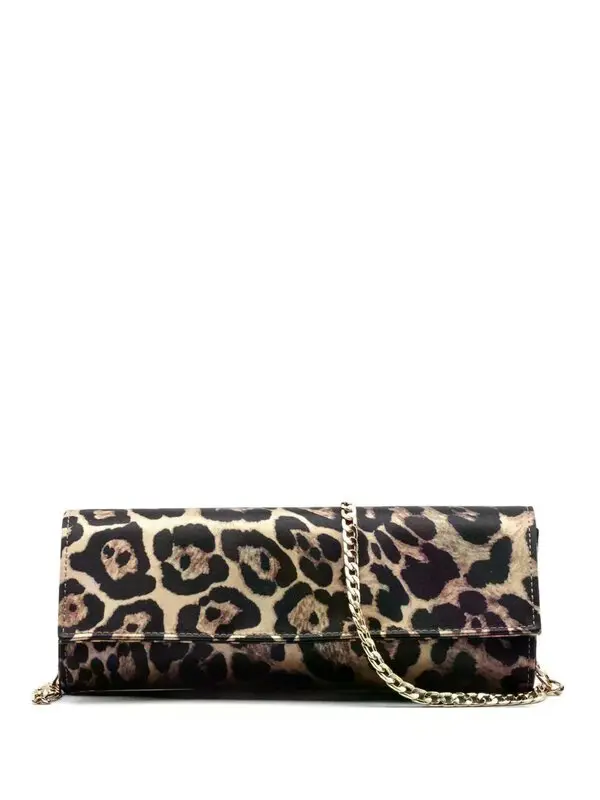 CASTAGNA Animal-print Clutch Bag - Neutrals