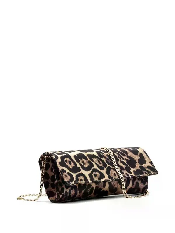 CASTAGNA Animal-print Clutch Bag - Neutrals