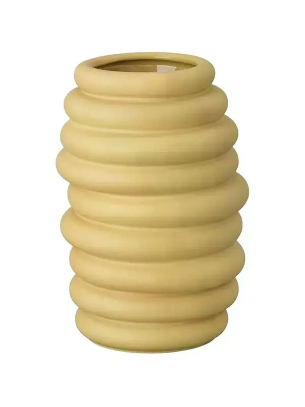 ROSENTHAL Hop Ribbed Vase - Neutrals