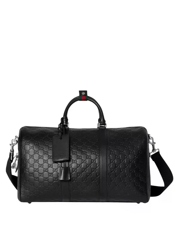 Gucci Gg Emblem Duffle Bag - Black