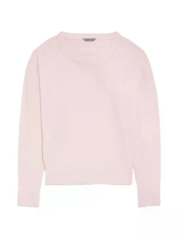 Balenciaga Oversized Cashmere Sweater - Pink