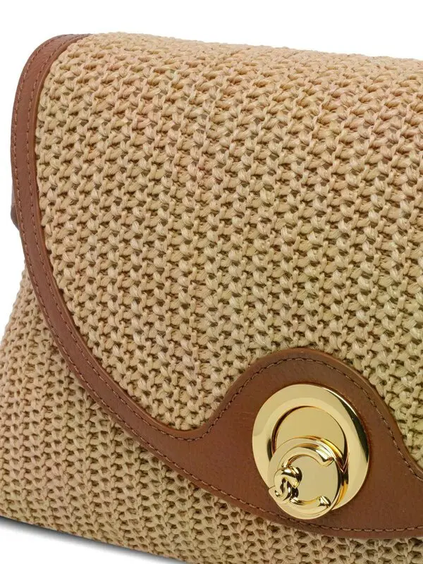 COCCINELLE Nikila Straw Shoulder Bag