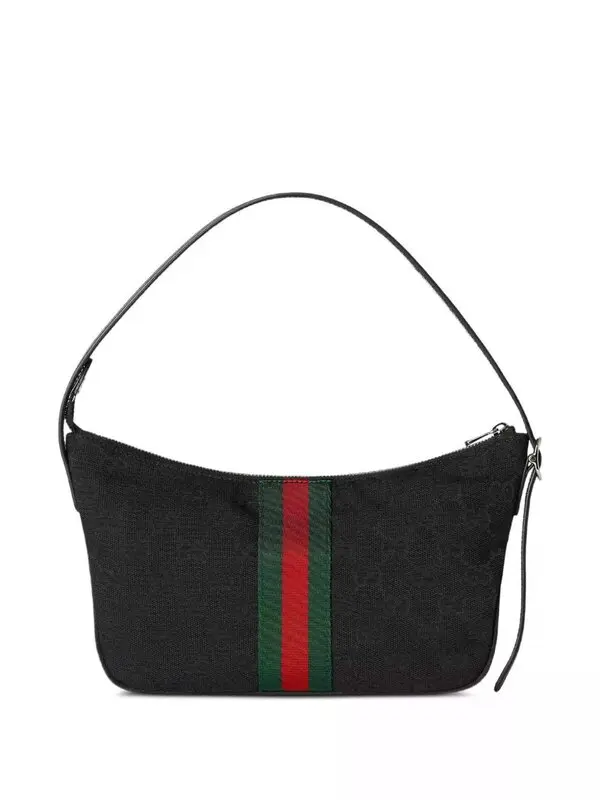 Gucci Lunetta Gg Canvas Small Bag - Black