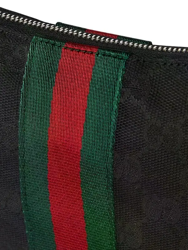 Gucci Lunetta Gg Canvas Small Bag - Black