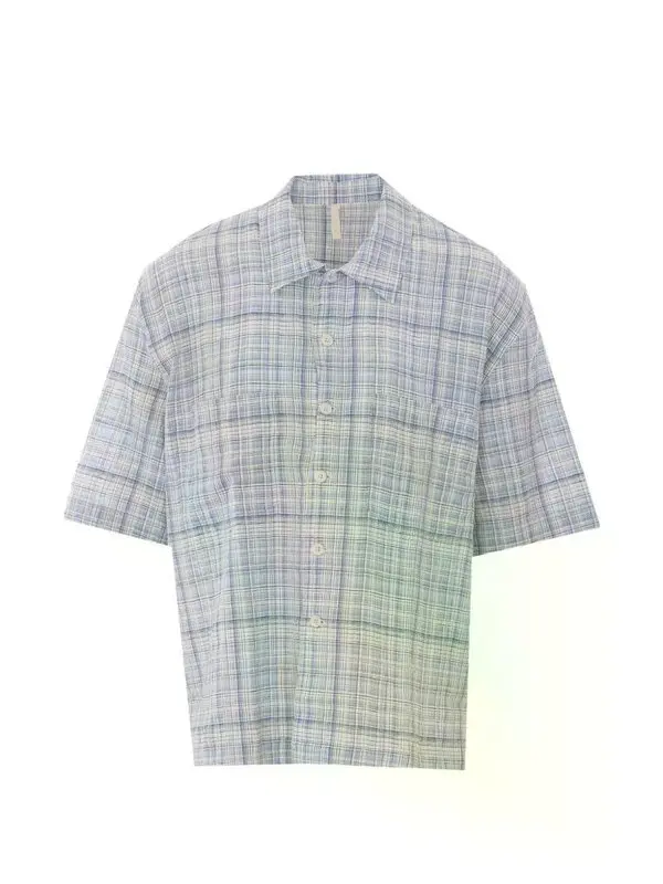 SUNFLOWER Adam Checked Shirt - Blue